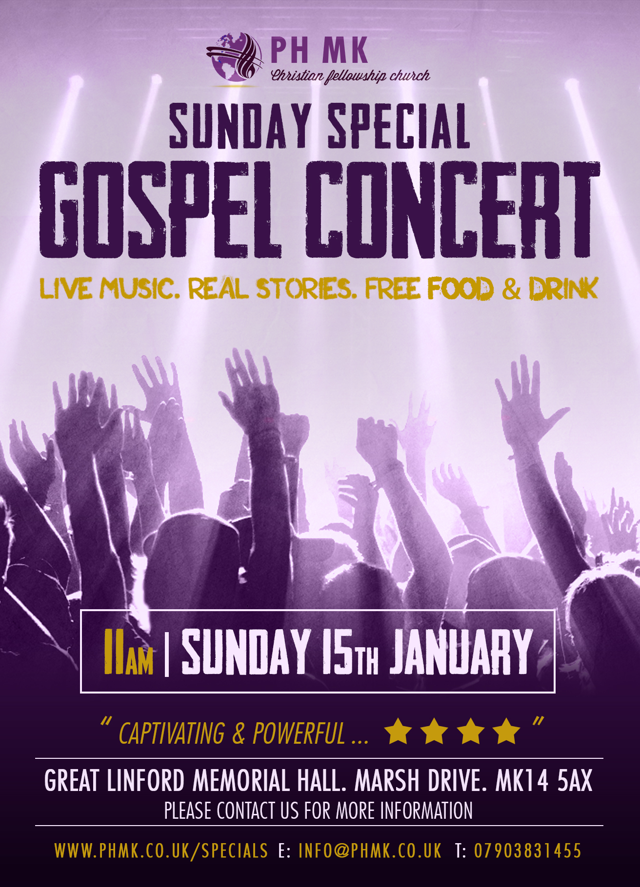 Sunday Special Concert - The Potter's House Church Milton Keynes