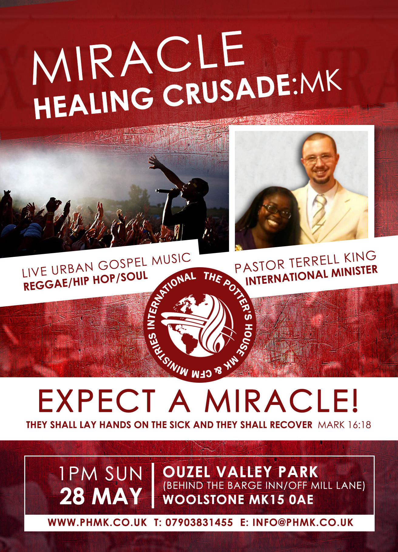 Miracle Healing Crusade Service - The Potter's House Church Milton Keynes